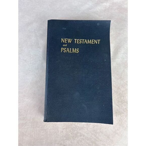 No Brand | Accents | Vintage Large Print New Testament Andpsalms 964 Hc ...